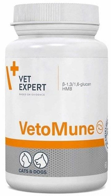 VETEXPERT VetoMune 60 Capsule | Magazinul de animale EuroHrana.ro