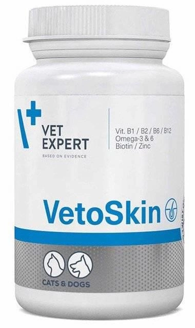 VETEXPERT VetoSkin 90 Capsule | Magazinul de animale EuroHrana.ro