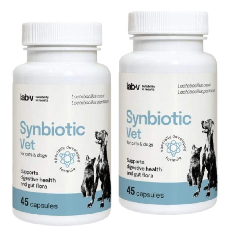 LAB-V Synbiotic Vet - Suport pentru sănătatea gastrointestinală și ...